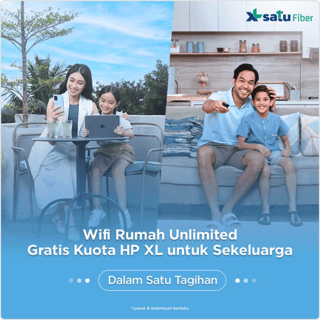 Internet Terbaik untuk Rumah | Layanan SATU Fiber dari XL SATU