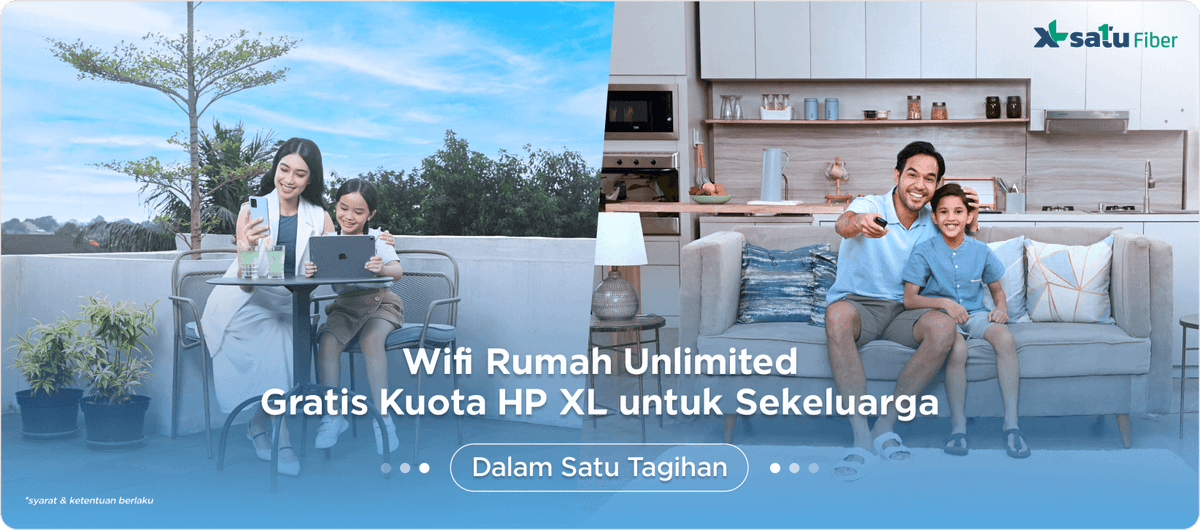 Internet Terbaik untuk Rumah | Layanan SATU Fiber dari XL SATU