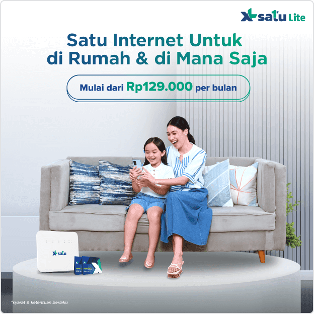 Unlimited & Terjangkau | Langganan Internet Rumah XL SATU Lite